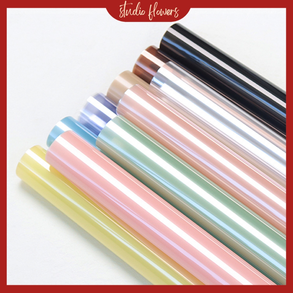 Jual (1 Roll) Kertas Buket Bunga Transparan Flower Wrapping Cellophane ...