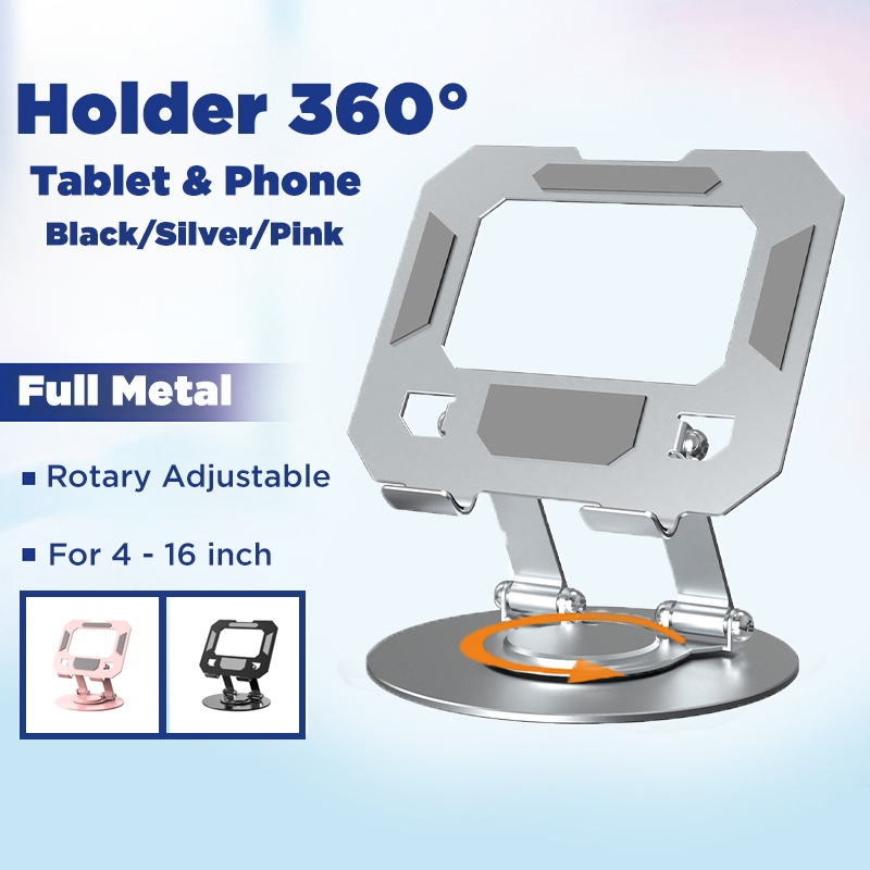 Jual Tablet Holder Stand Bisa Diangkat Diturunkan Foldable Dudukan Full ...