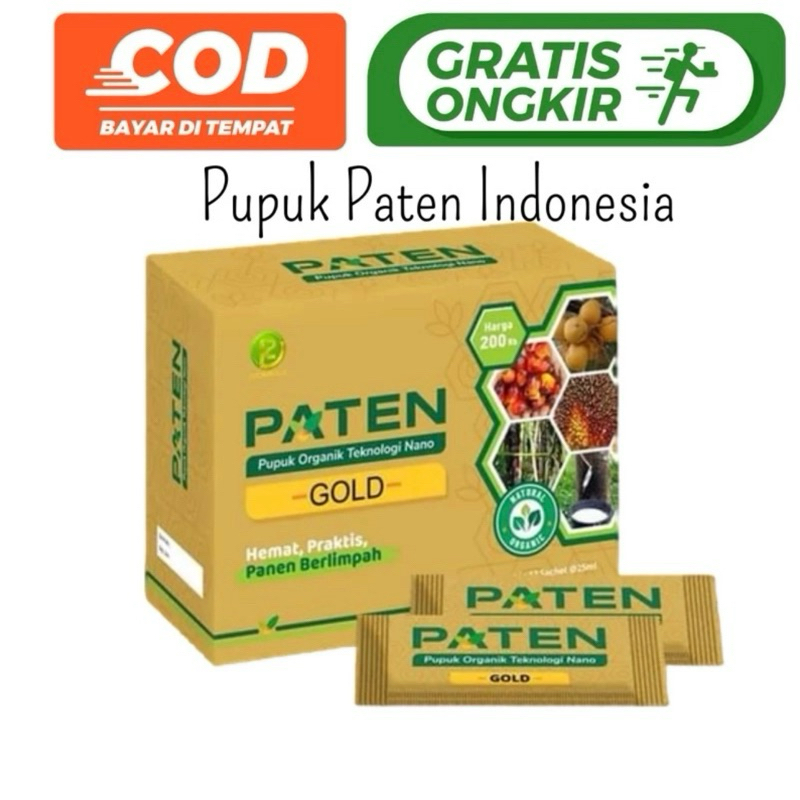 Jual PAKET 10 BOX PATEN GOLD (1 Box Isi 12 Sachet @25ml) Exp: 2027 ...