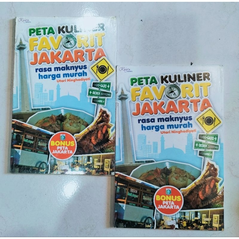 Jual [ORIGINAL] BUKU BACAAN UMUM / PETA KULINER FAVORIT JAKARTA / RASA ...