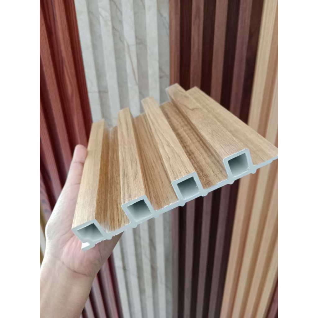 Jual 2 Batang Wallpanel WPC Wall Panel / Wall Panel PVC Motif Kayu ...