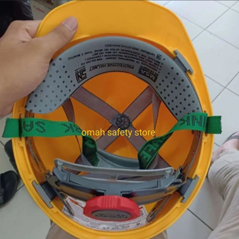 Jual Helm Safety MSA Full Sett / Helm Safety Proyek MSA Murah | Shopee ...