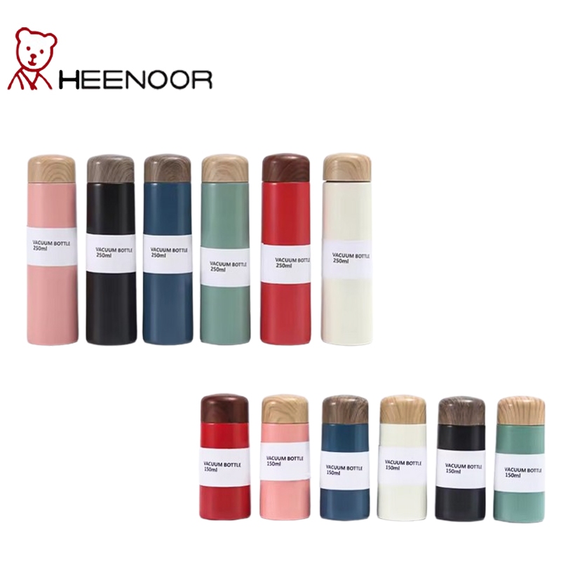 Jual HEENOOR Termos Botol Air Minum Mini Travel Vaccuum Tahan Panas dan Dingin Stainless Steel ...