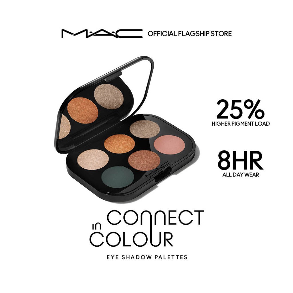 Jual MAC Connect In Colour Eye Shadow Palette X6 - Eye shadow | Shopee ...