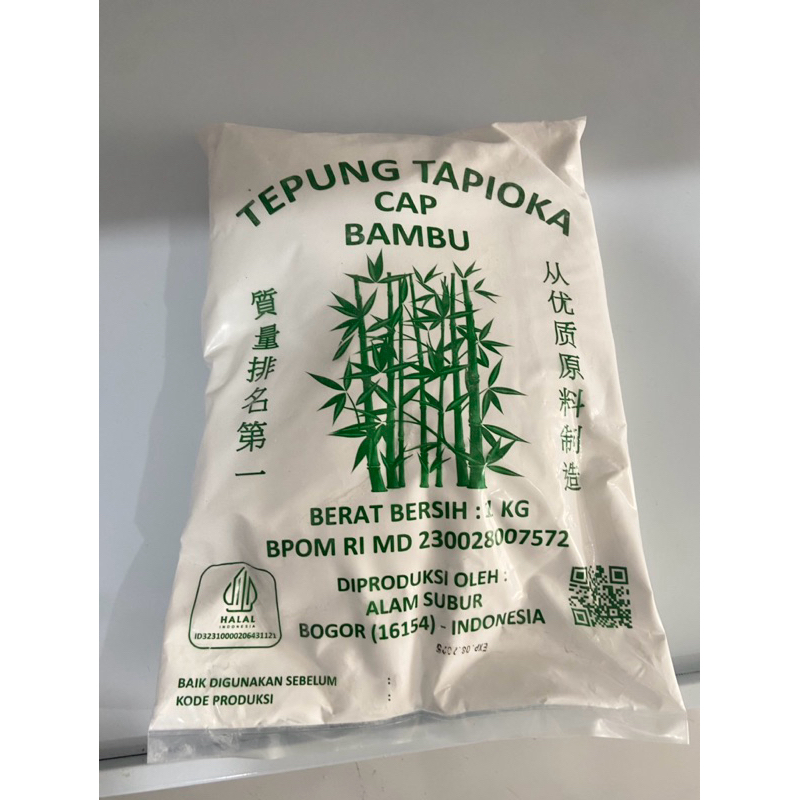 Jual TEPUNG TAPIOKA SAGU CAP BAMBU 1KG | Shopee Indonesia