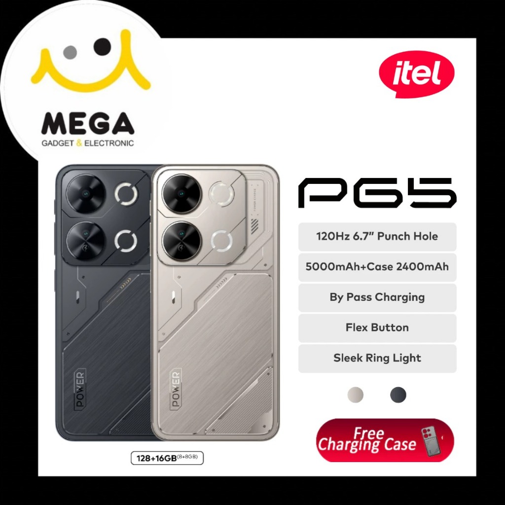 Jual Itel P65 8GB + 128GB Garansi Resmi Itel Indonesia | Shopee Indonesia