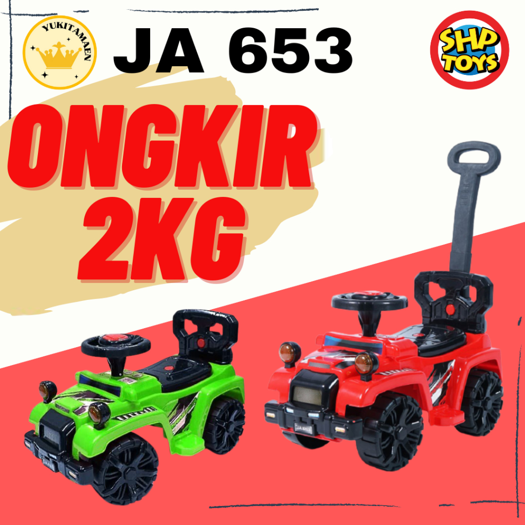 Jual Mainan anak Mobil - mobilan SHP JA-653 Mobil dorong anak duduk ...