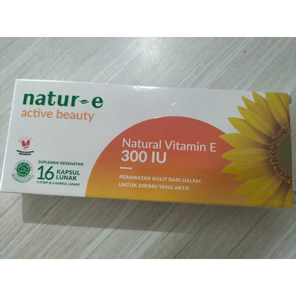 Jual Natur-E Active Beauty Soft Capsule suplemen isi 16 kapsul | Shopee ...