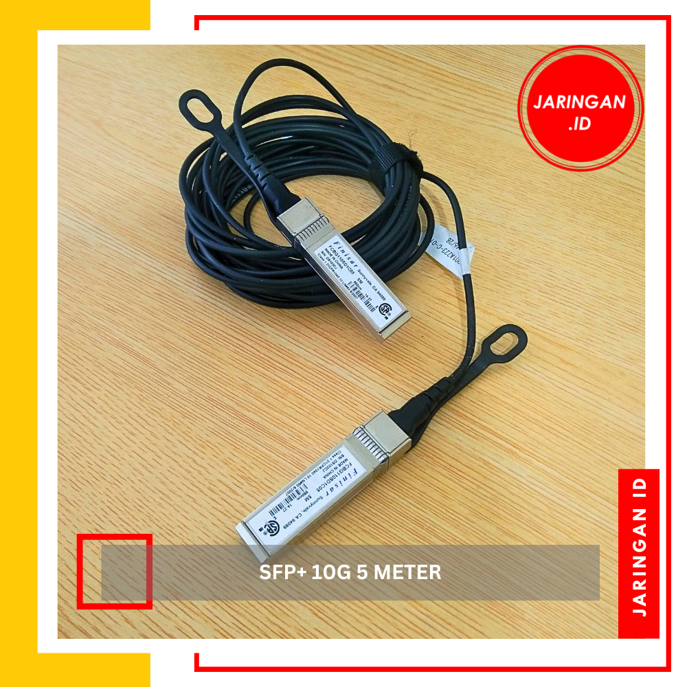 Jual FINISAR SFP+ AOC 10G SUPPORT 1G 5M SECOND SUPPORT MIKROTIK ZTE ...