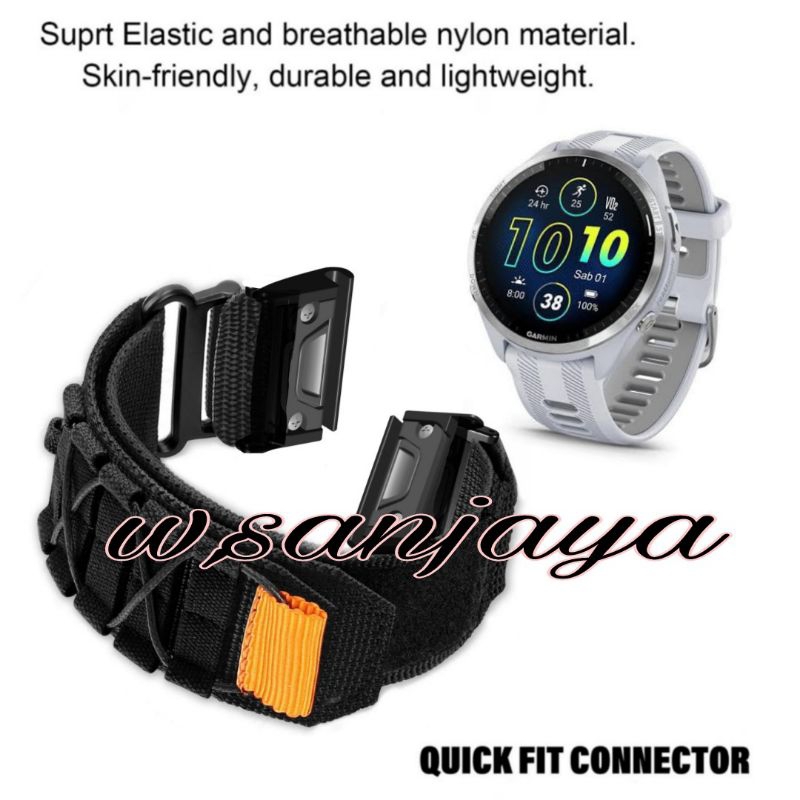 Jual STRAP TALI JAM GARMIN FORERUNNER 935 945 955 965 970 MUSIC NILON ...