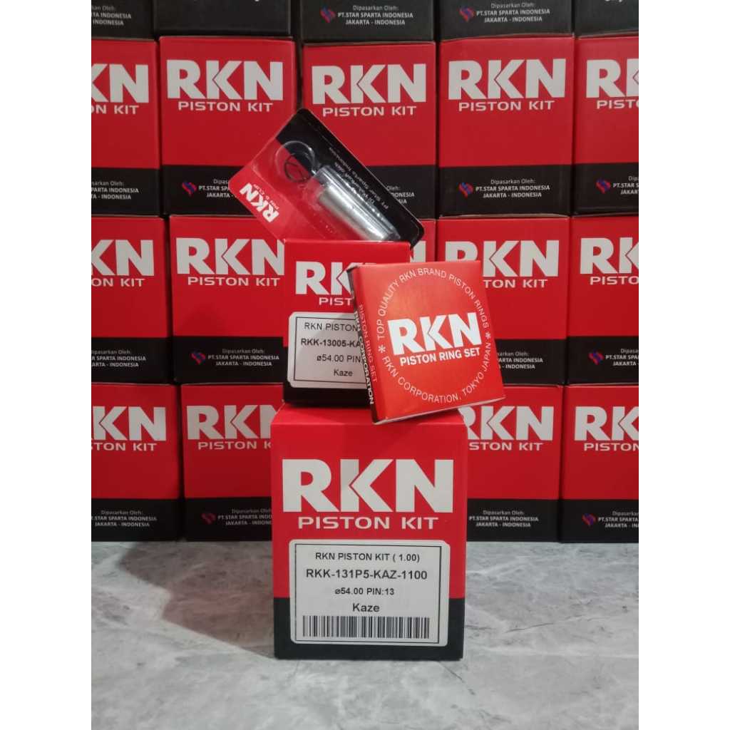 Jual PISTON KAZE (PISTON DAN RING) ORIGINAL RKN OVERSIZE 0.50 1.00 (KAZ ...