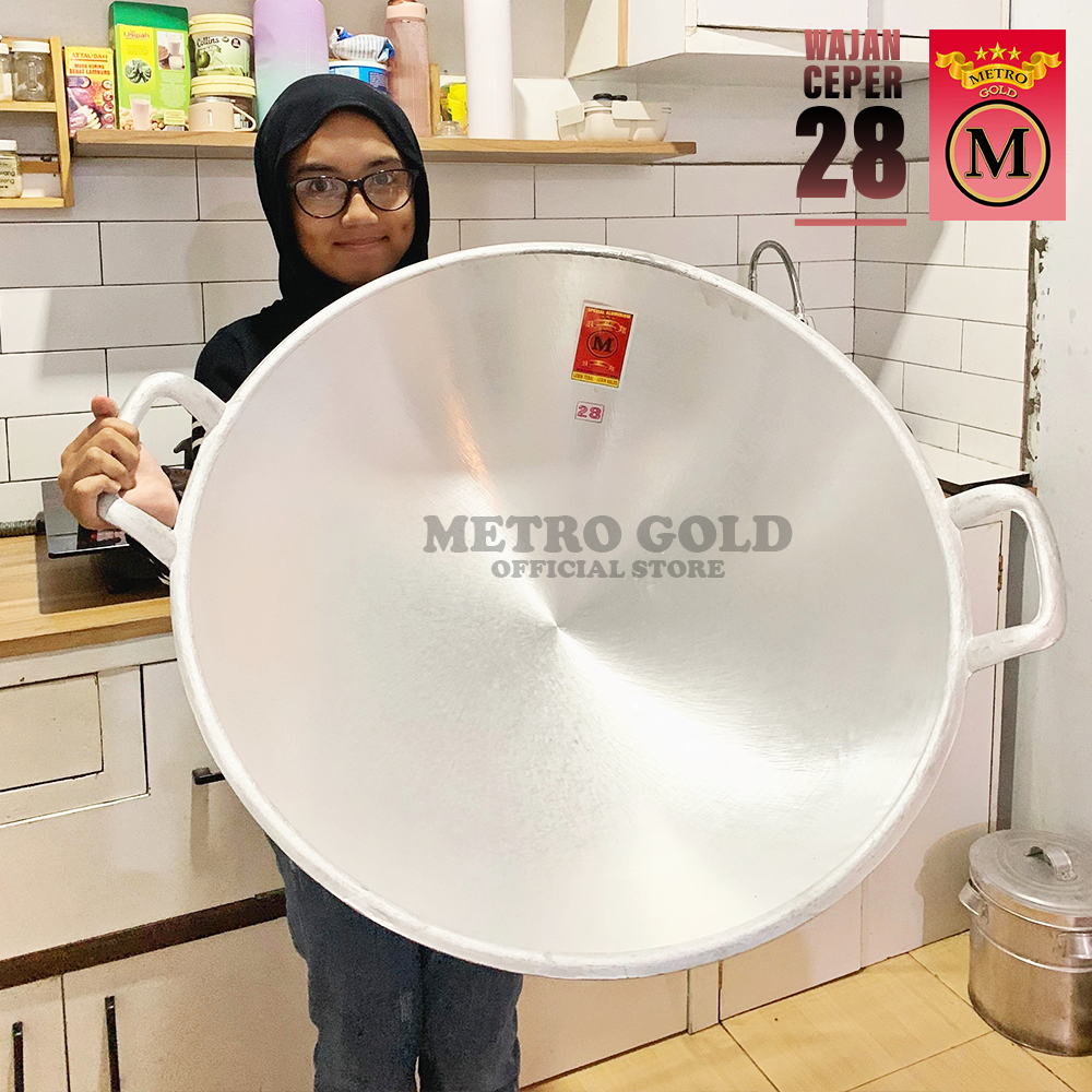 Jual METROGOLD - WAJAN CEPER NO. 28 ALAT PENGGORENGAN BAHAN ALUMUNIUM ...