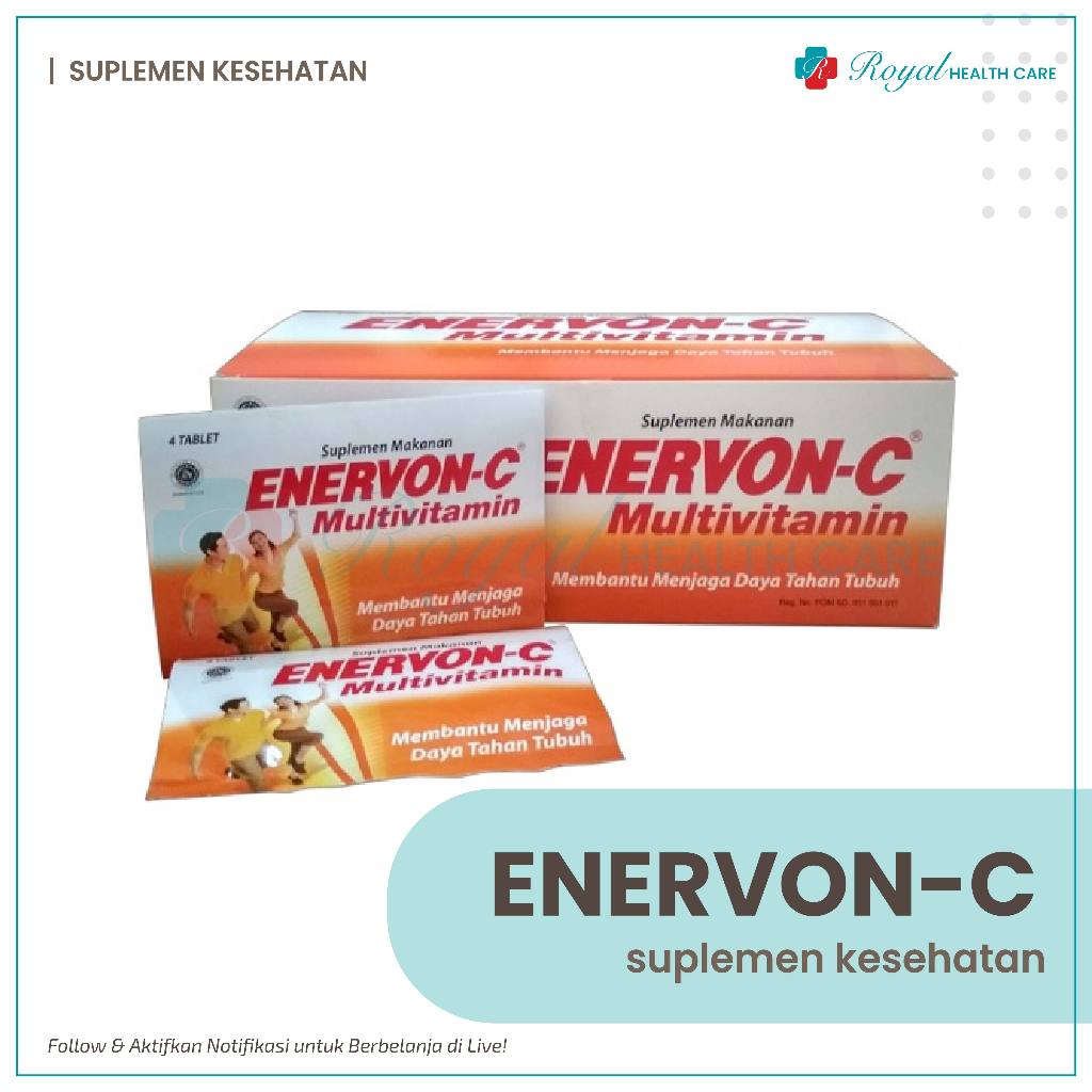 Jual ENERVON C BOX 100 Tablet Untuk Multivitamin dan Daya Tahan Tubuh ...