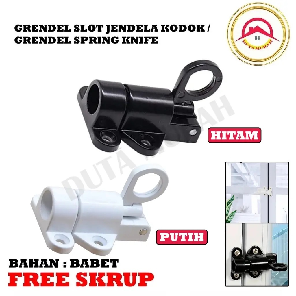 Jual Spring Knip Slot Jendela Kodok Grendel Knife | Shopee Indonesia