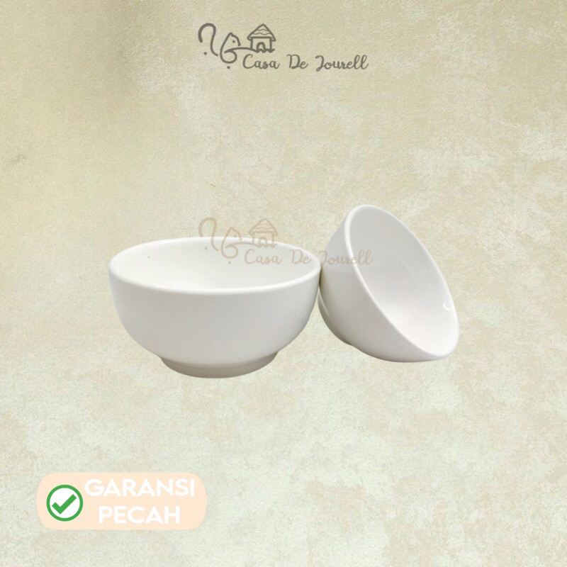 Jual Mangkok Nasi 4", 4.5", 5" P/Keramik/Mangkok nasi/Mangkok putih ...