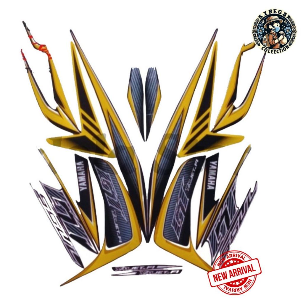 Jual Stiker Striping Mio Soul GT 2013 Kuning List Stiker Standar Mio ...