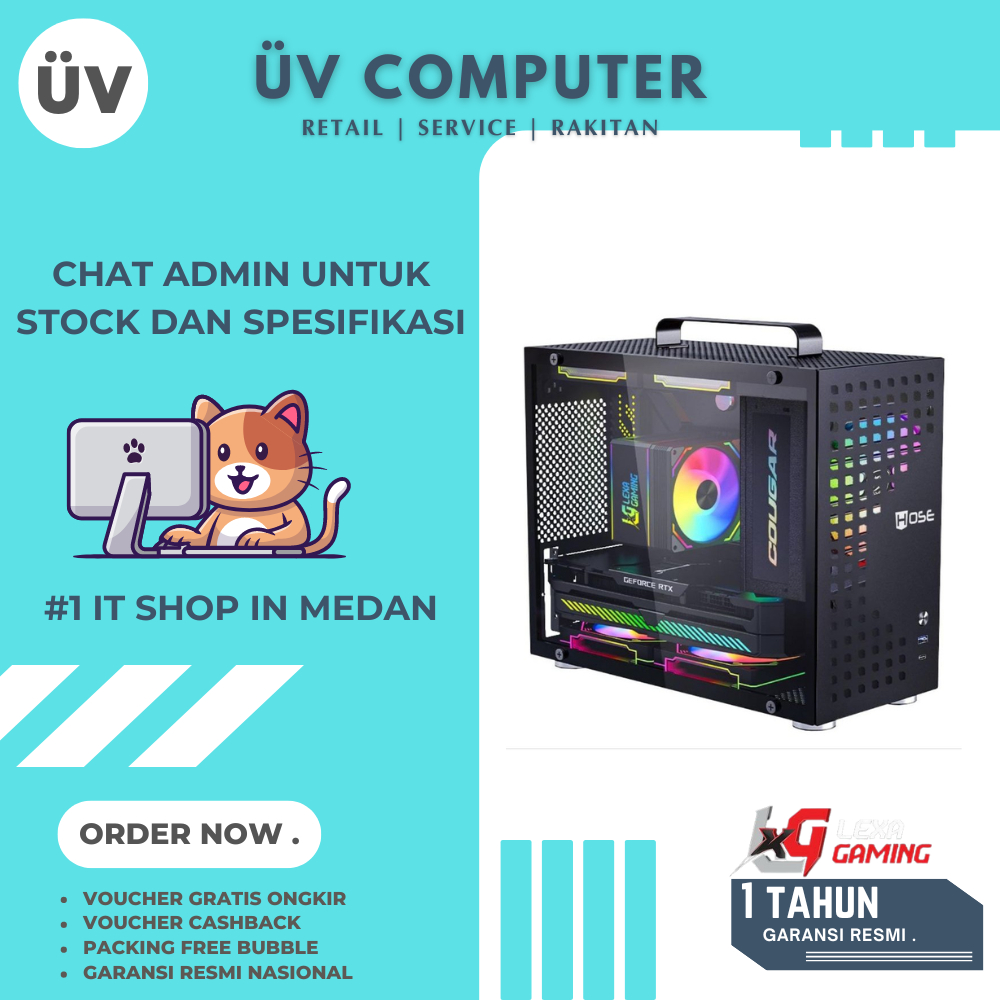 Jual Casing PC Komputer Hose Lexa Gaming Apolos | Mini Tower | Micro M ...