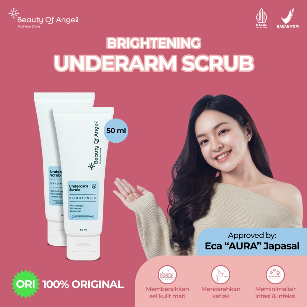Jual BEAUTY OF ANGEL UNDERARM SCRUB Scrub Ketiak Cleansing and ...