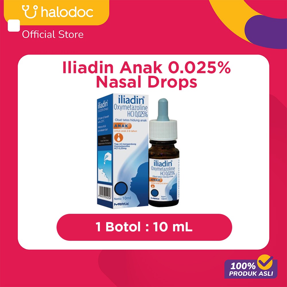 Jual Iliadin Anak 0.025% Nasal Drops 10 ml | Shopee Indonesia