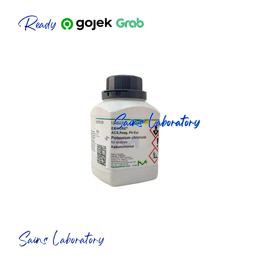 Jual Kalium Chromate K2CrO4 Serbuk Kalium Kromat Repack Merck Analysis ...