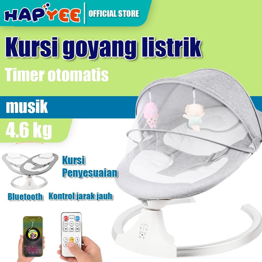 Jual HAPYEE Ayunan Bayi Otomatis Elektrik Baby Swing Lipat | Shopee ...