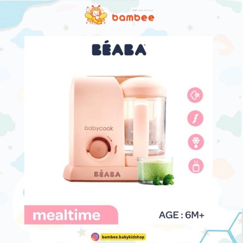 Jual Beaba babycook solo food processor rosegold/ baby cook/ blender ...