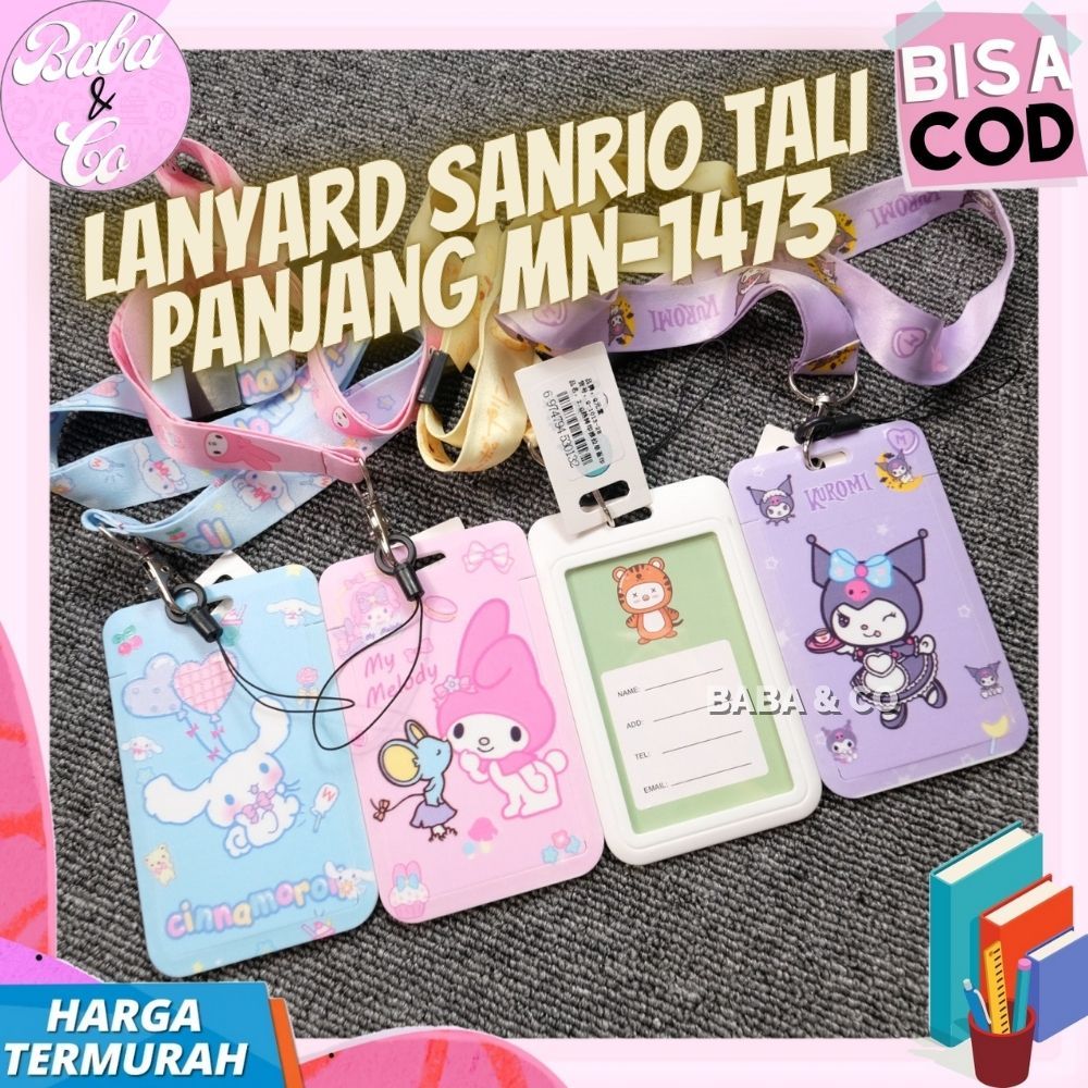 Jual GANTUNGAN NAME TAG SANRIO GANTUNGAN KARTU ID CARD SANRIO LANYARD ...
