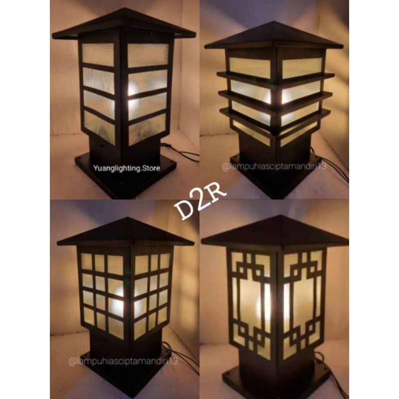 Jual lampu pilar/taman/hias dan pagar rumah modern terlaris | Shopee ...