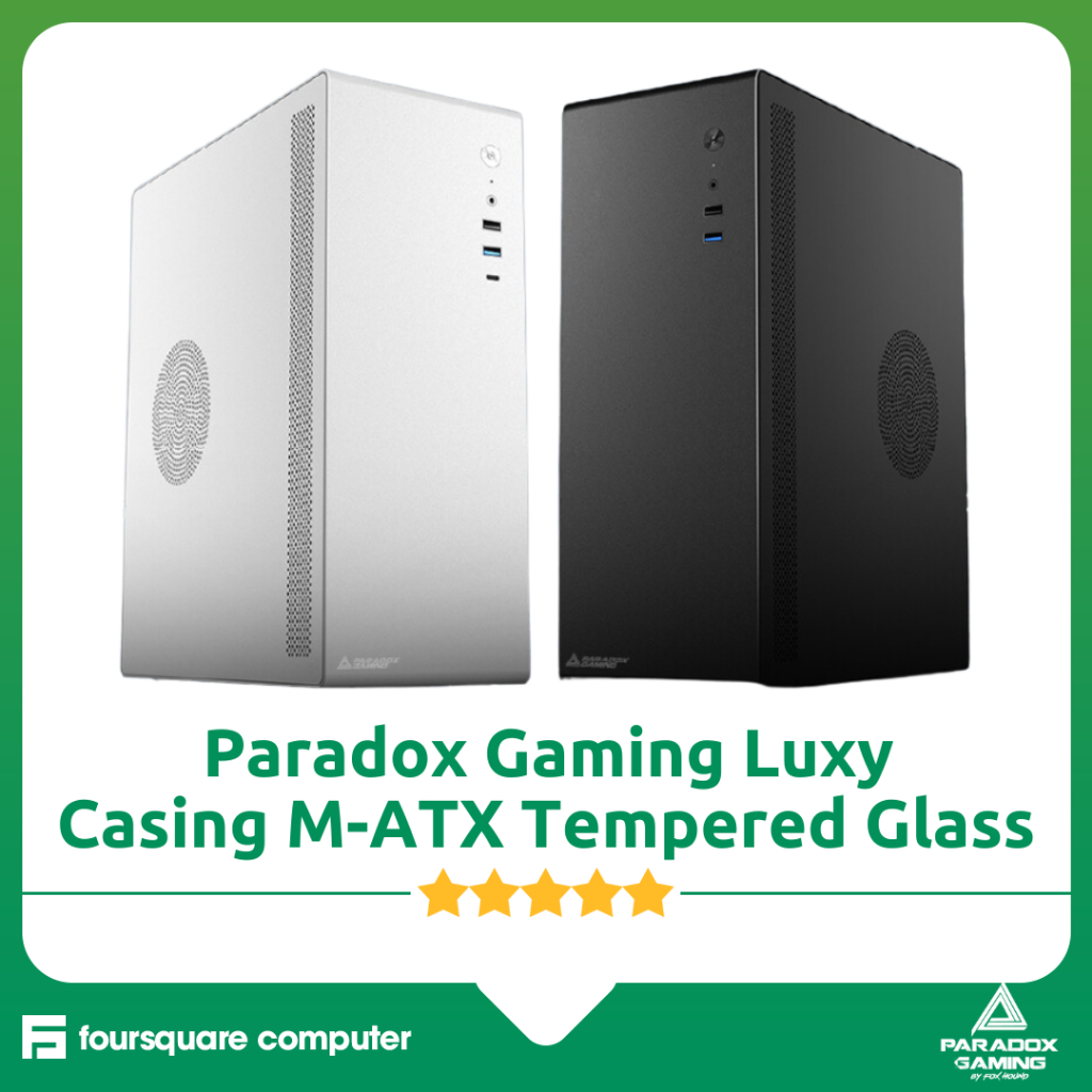 Jual Paradox Gaming Luxy | PC Casing Komputer Micro ATX Plus PSU SFX ...