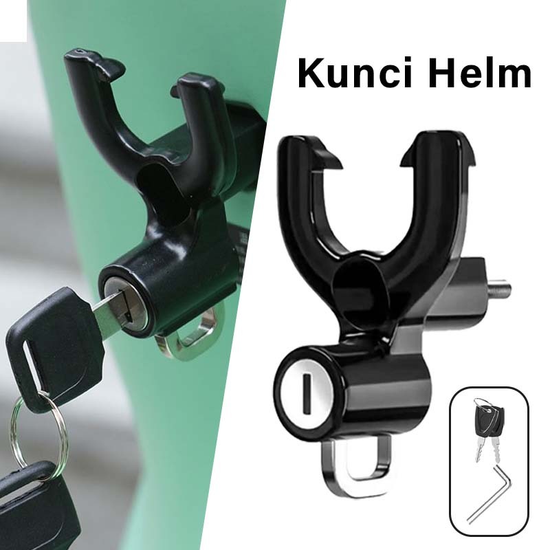Jual Gembok Gantungan Motor Kunci Helm Universal Gembok Helm Mobil ...