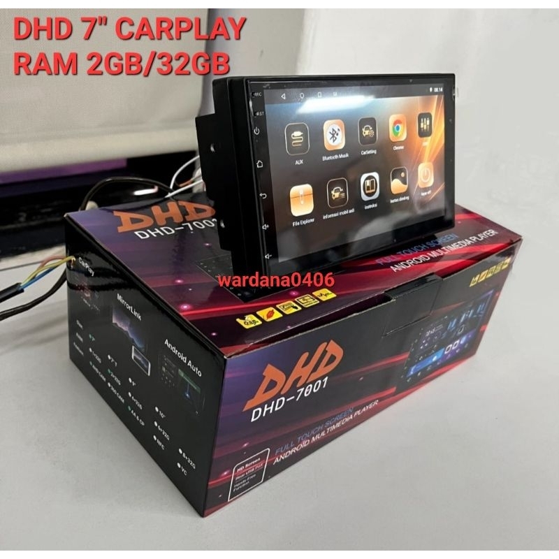 Jual Headunit Android Carplay 7 Inch ( Ram 2GB / 32GB ) DHD-7001 ...