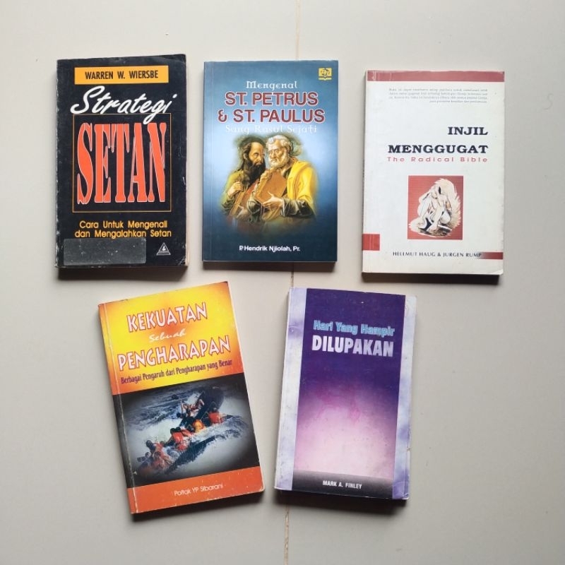 Jual Buku Religi Kristen, Strategi SETAN, Mengenal St. PETRUS & St ...