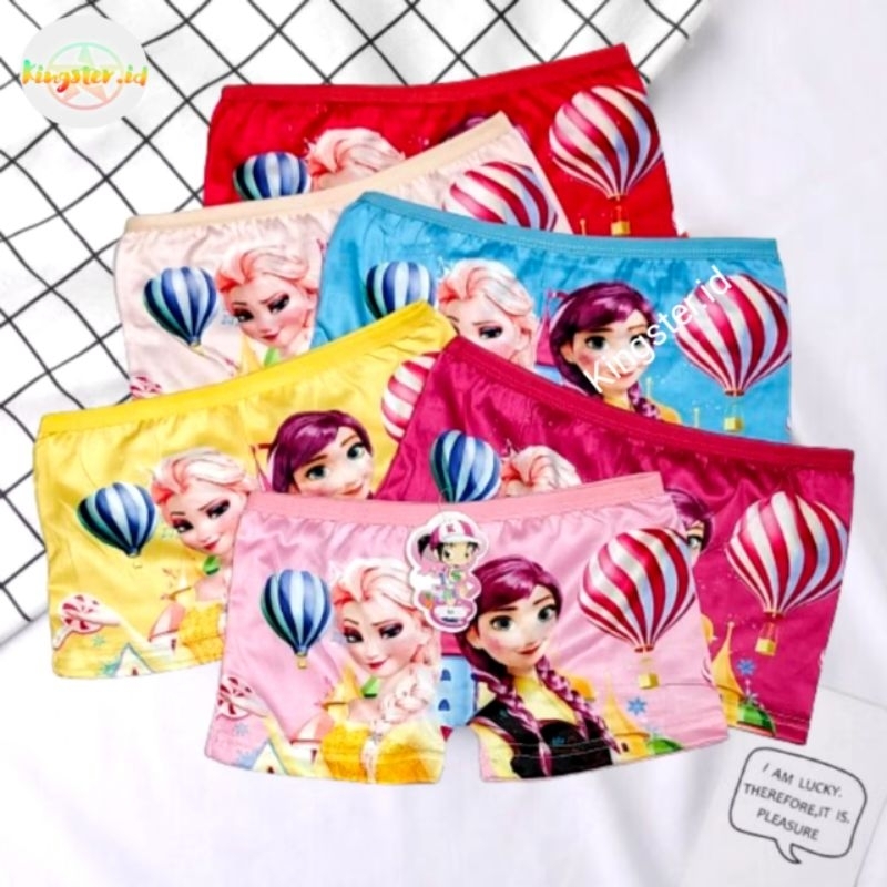 Jual ( 6 - 12 PCS ) Boxer Anak Cewek | CD Anak Lusinan | Boxer Anak ...
