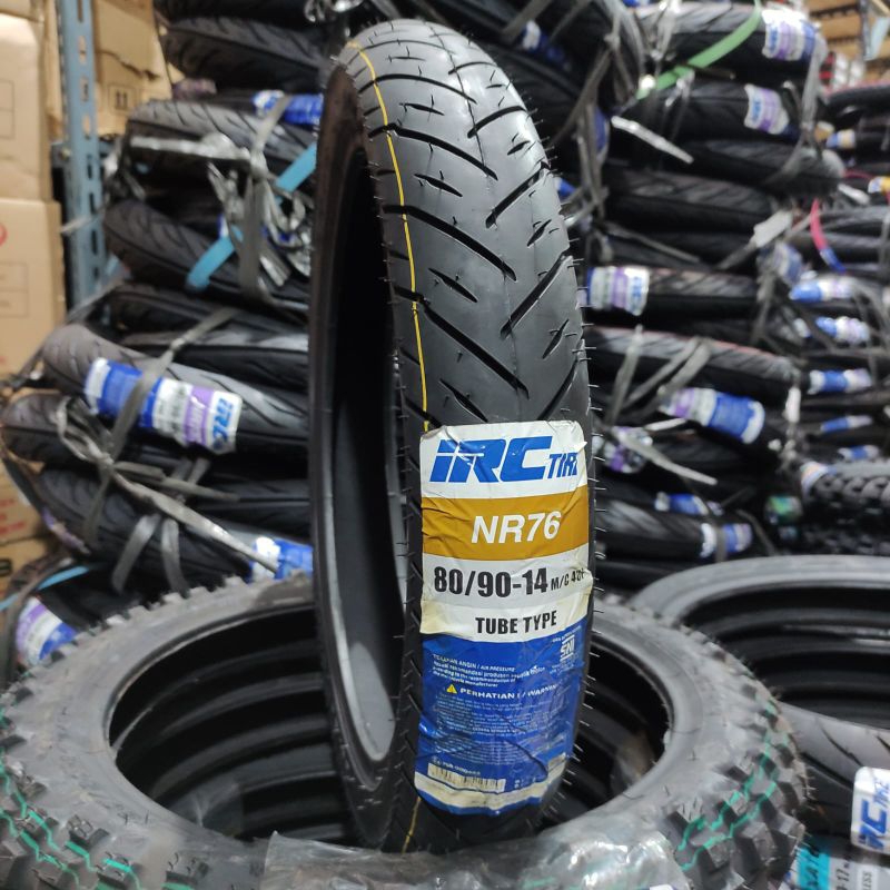 Jual Ban motor IRC NR 76 80/90-14 Tube type ring 14 untuk Beat Vario ...
