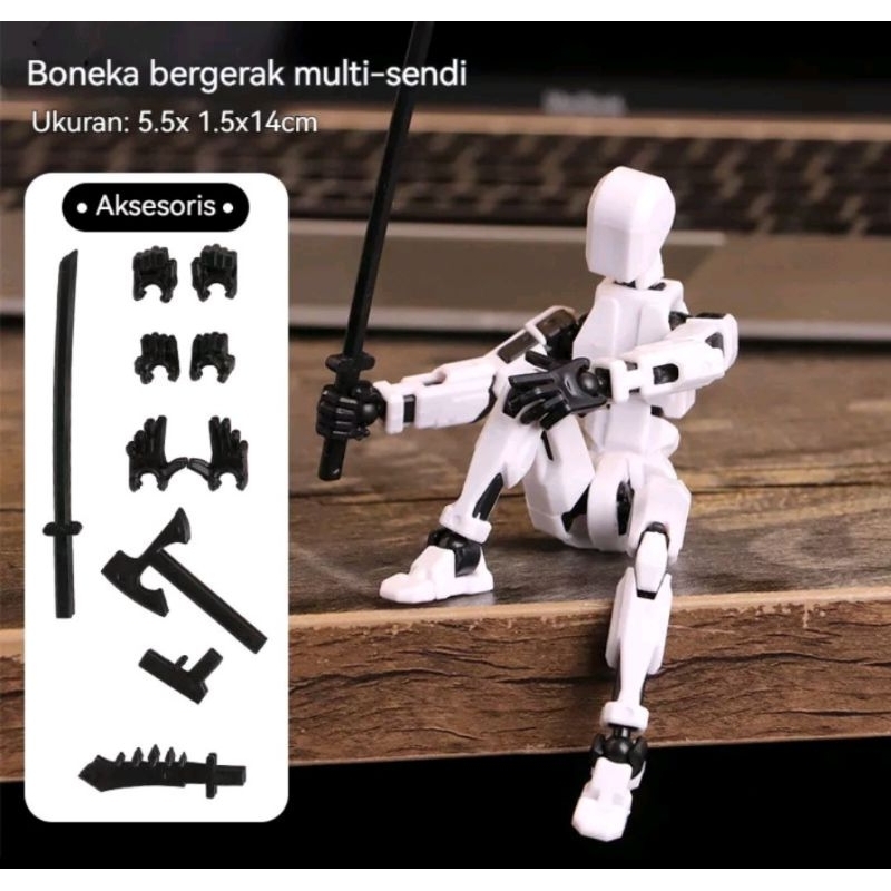 Jual Mainan Dummy 13 Action Figure pergeseran bentuk multi sendi Robot ...