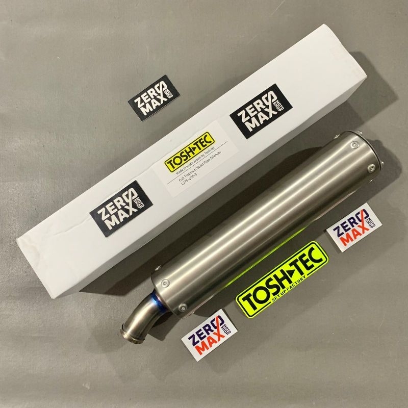 Jual Silencer Knalpot TOSHTEC ORIGINAL JAPAN Full Titanium Solid New ...