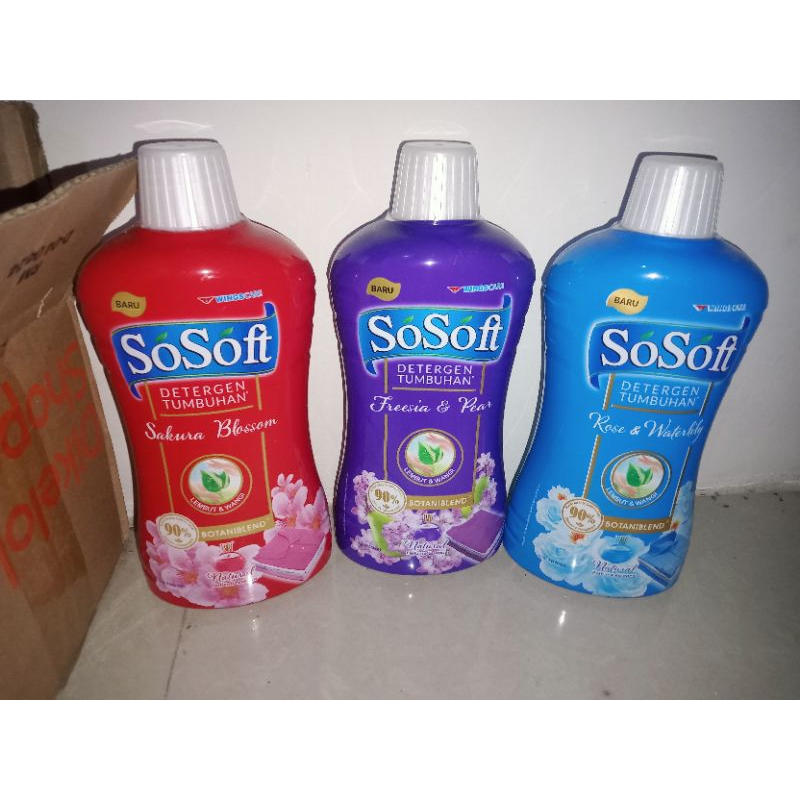 Jual So Soft Detergen Cair 700ml | Shopee Indonesia