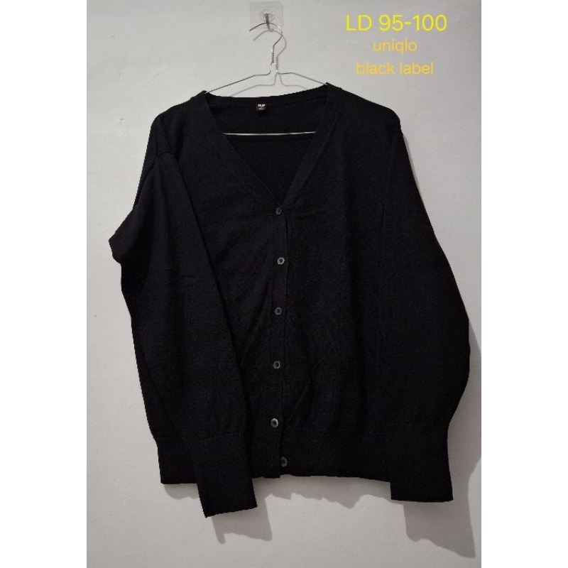 Jual Cardigan UNIQLO Hitam | Shopee Indonesia