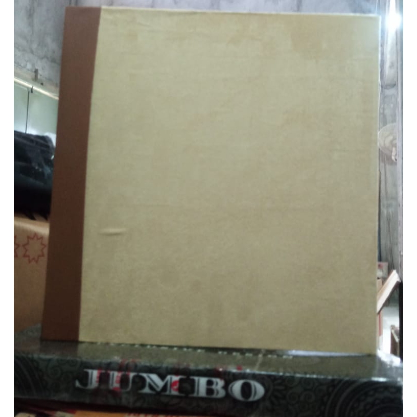 Jual (FREE GRAFIR) album SUEDE COKLAT MUDA kombinasi kulit coklat muda ...