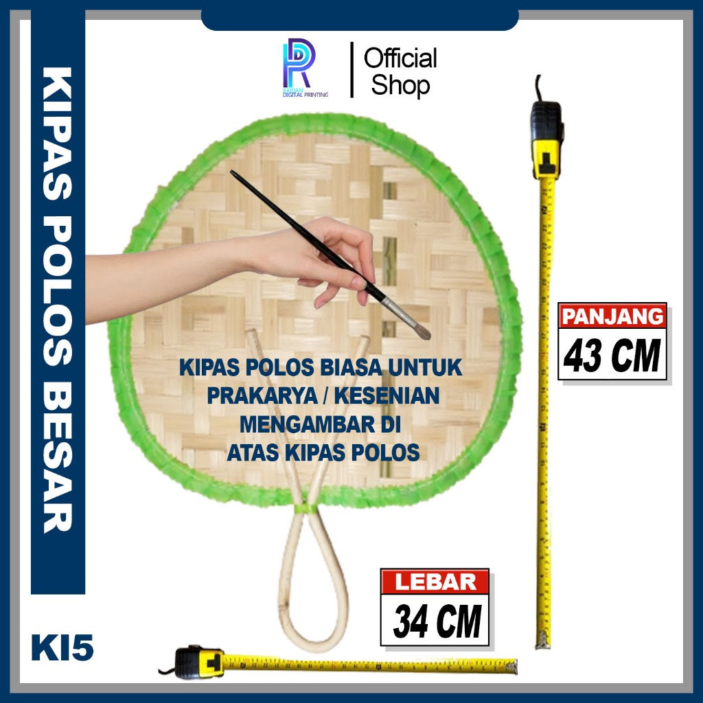Jual KIPAS BESAR ANYAMAN BAMBU / KIPAS TANGAN / KIPAS BAMBU TRADISIONAL ...