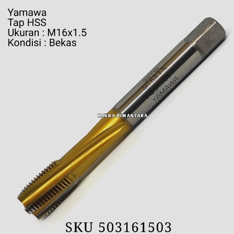 Jual Yamawa Tap M16x1.5 LSP Taping Machine M16 x 1.5 Japan m16 kuning ...