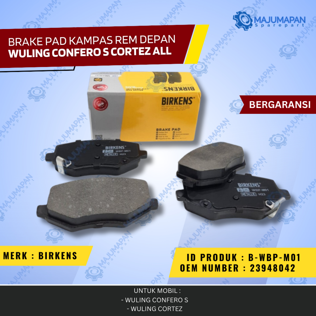 Jual BRAKE PAD KAMPAS REM DEPAN WULING CONFERO S CORTEZ ALL BRK ...