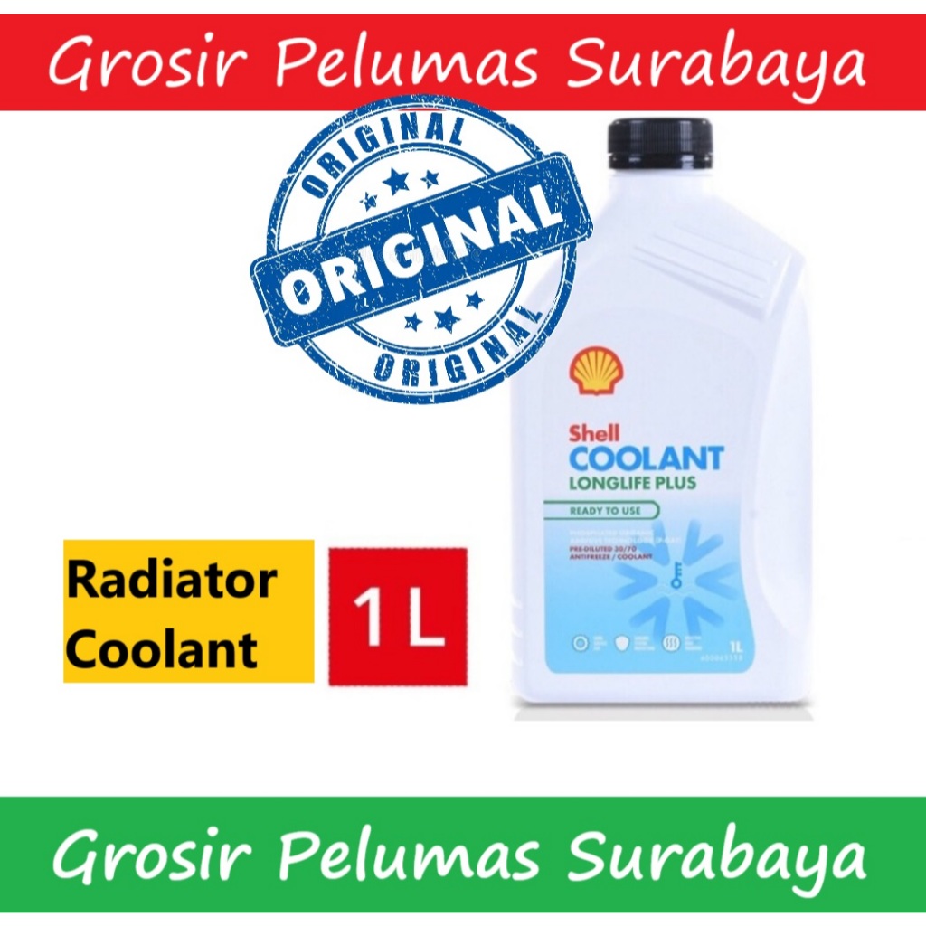 Jual Original SHELL radiator coolant Shell Coolant Longlife Plus ...