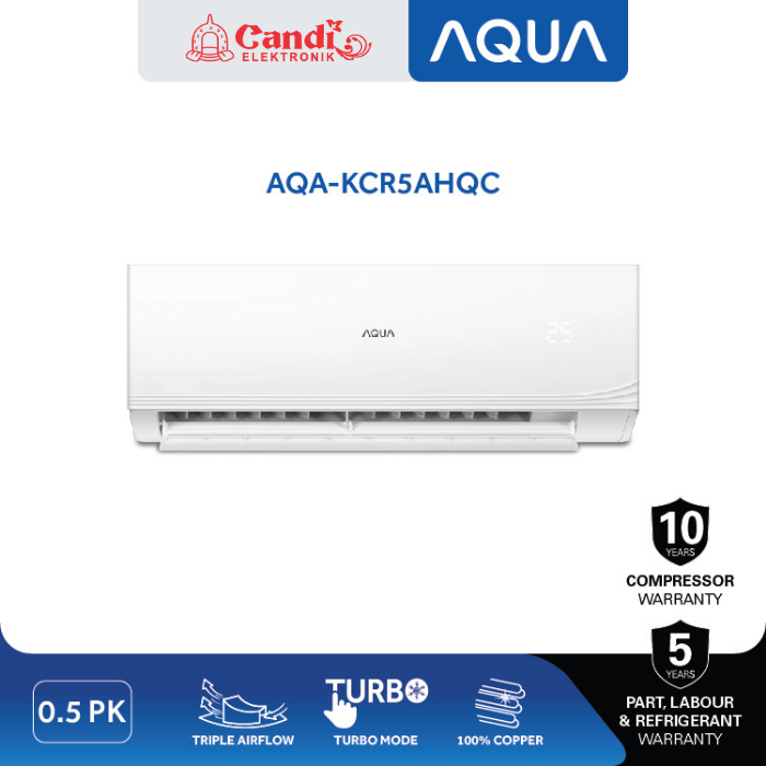 Jual AQUA Air Conditioner AC Split Standard 0,5 PK Low Watt AQA-KCR5AHQC | Shopee Indonesia