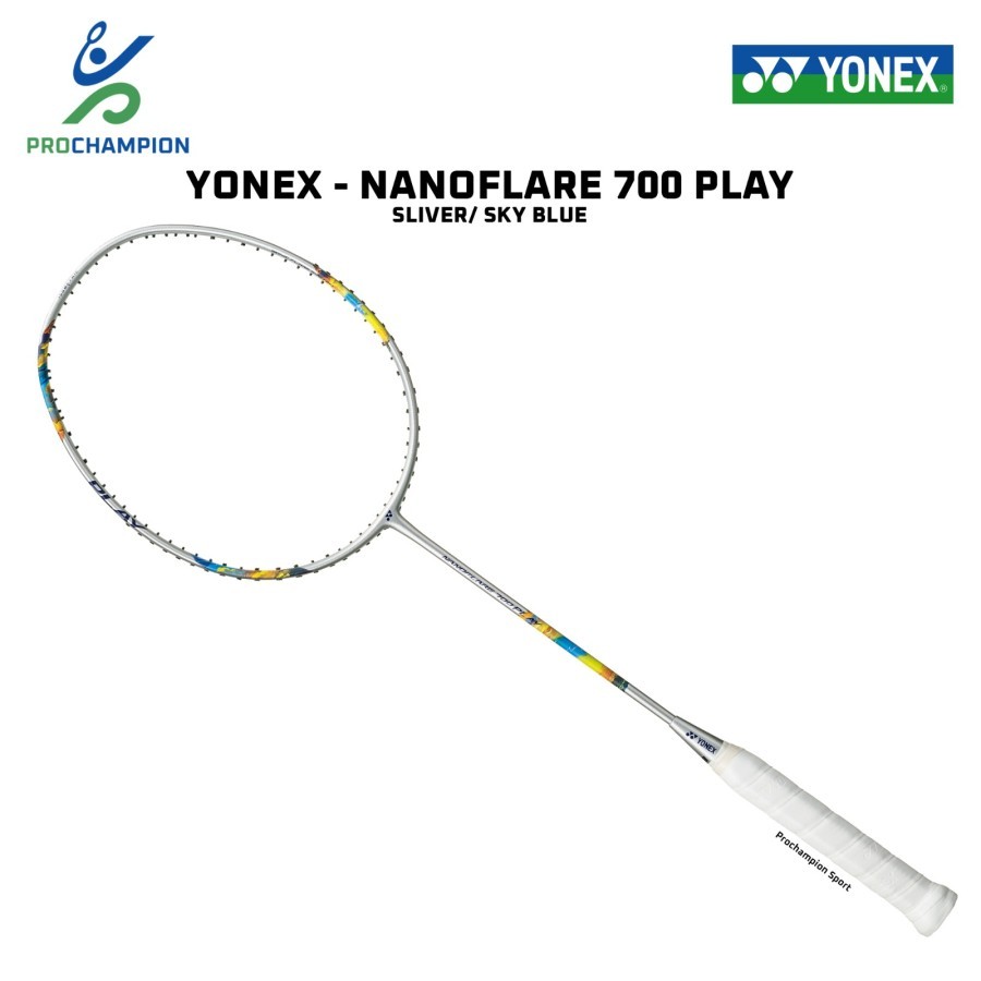Jual Terbaru ! Raket Badminton Yonex NANOFLARE 700 PLAY Silver Sky Blue ...