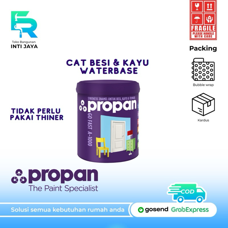 Jual Propan Go Fast A-1000 Cat Besi & Kayu Berbahan Dasar Air 1KG ...