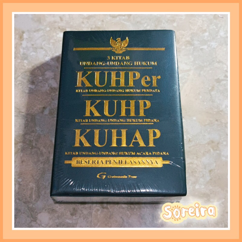 Jual 3 Kitab Undang-undang Hukum KUHPer KUHP KUHAP Beserta Penjelasannya | Shopee Indonesia