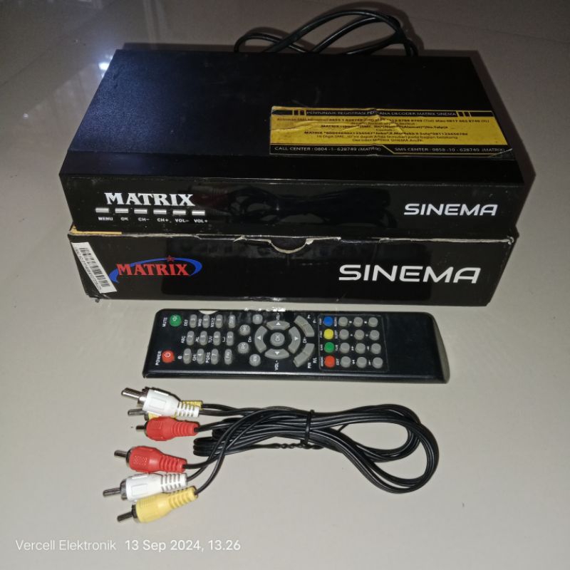 Jual Receiver murah rx Matrix Sinema Full HD second kondisi normal ...