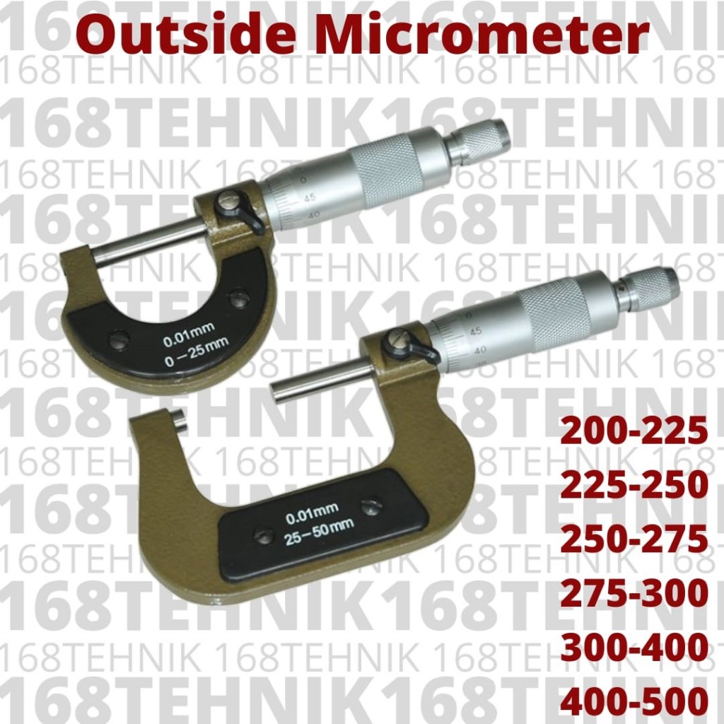 Jual OUTSIDE MICROMETER / MIKROMETER LUAR / ALAT UKUR DIAMETER LUAR ...