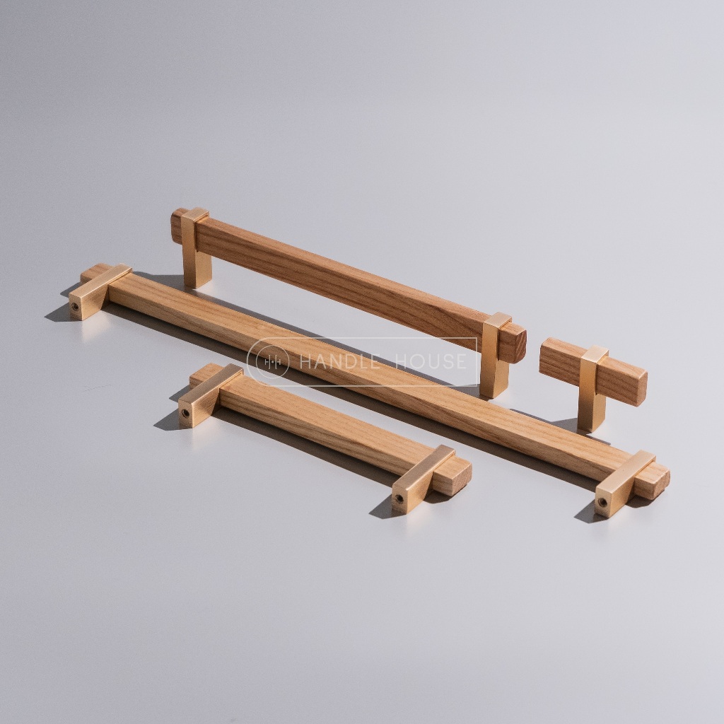 Jual White Oak Square Wood Handle - Tarikan Gagang Kayu Lemari Laci ...